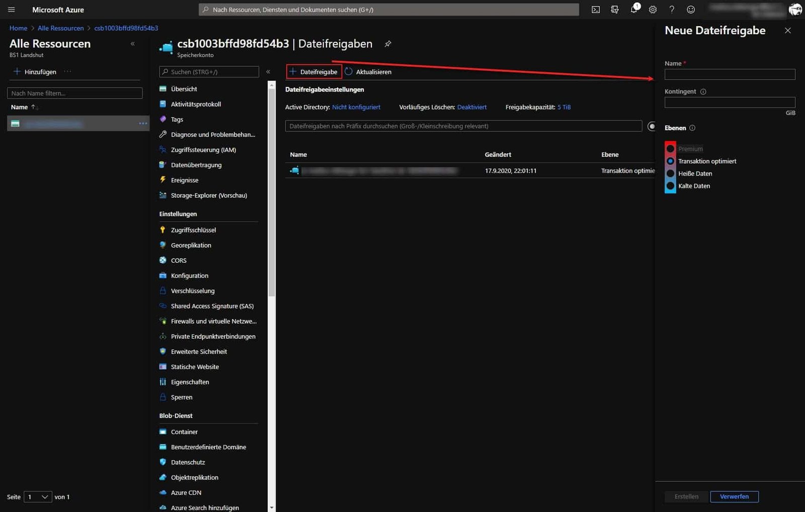 Azure Dateifreigabe als Netzlaufwerk einbinden | IT-LEARNER