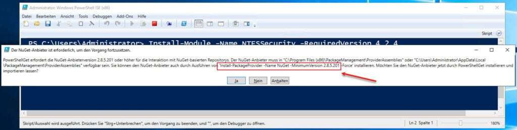 Mit der PowerShell Module installieren » IT-LEARNER