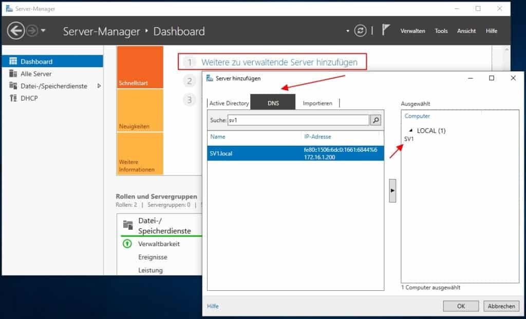 Windows Server zum Server-Manager hinzufügen | IT-LEARNER