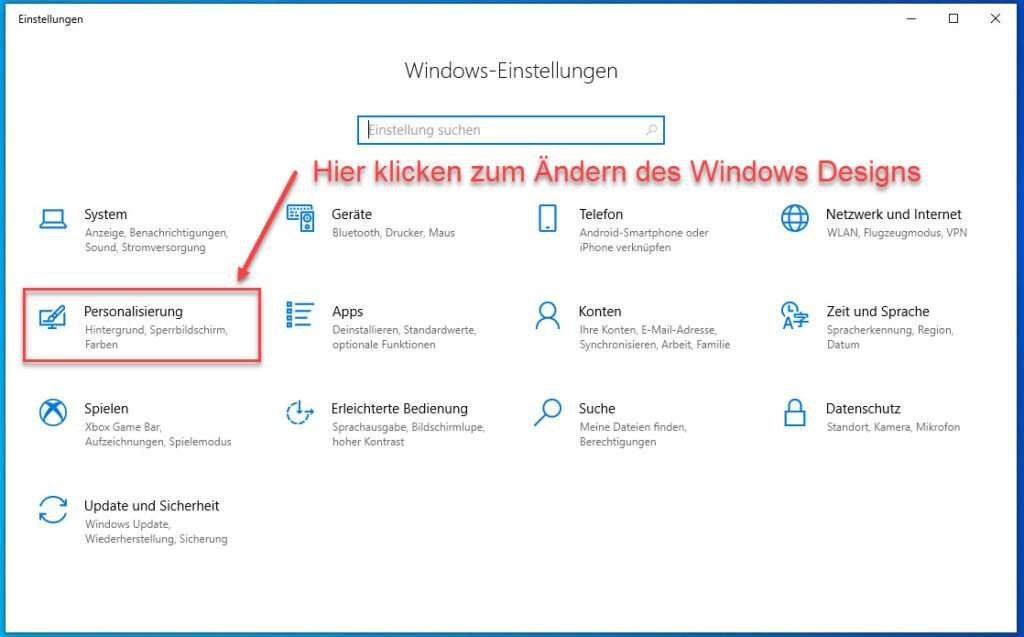 Windows 10 neue Design einrichten | IT-LEARNER