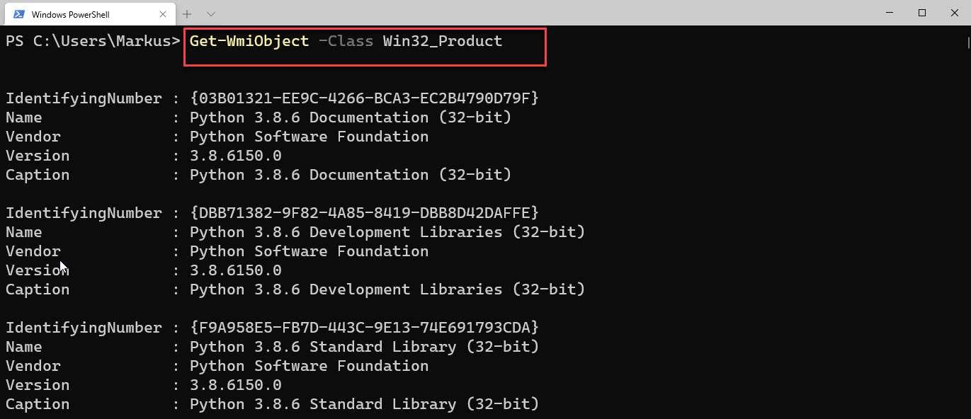 Mit der PowerShell Software deinstallieren » IT-LEARNER