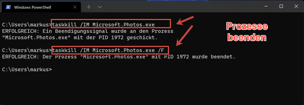 Mit der cmd Prozess beenden - So funktioniert es!