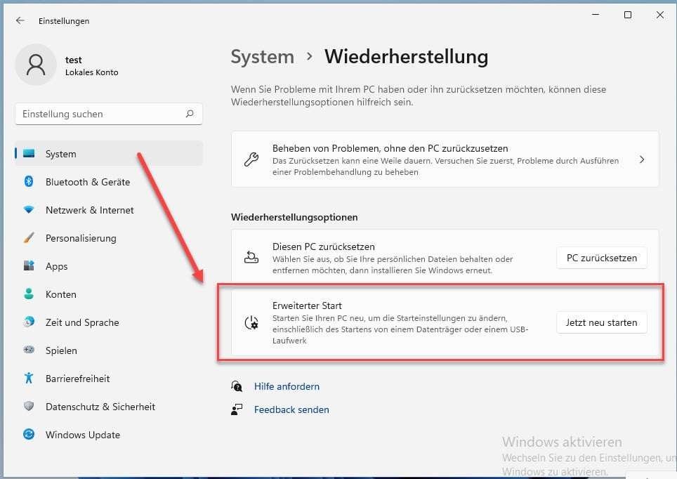 Secure Boot für Windows 11 aktivieren