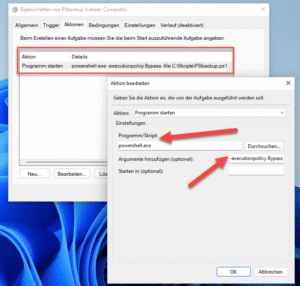 PowerShell Script in die Aufgabenplanung einbinden - einfach