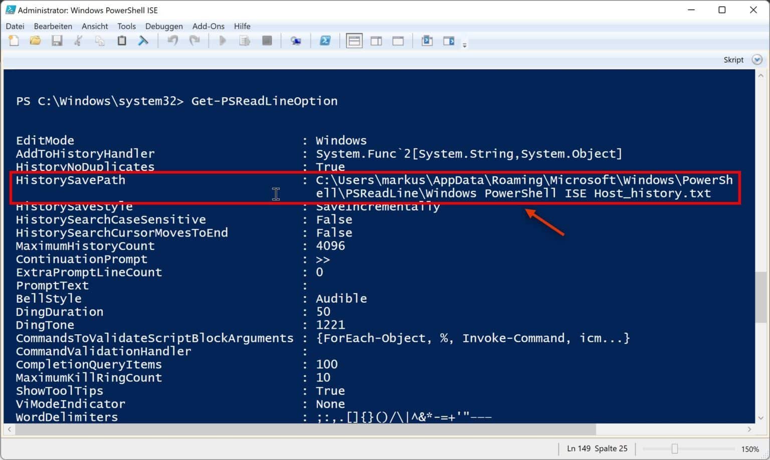 Was ist die PowerShell history und wie arbeitest du damit?