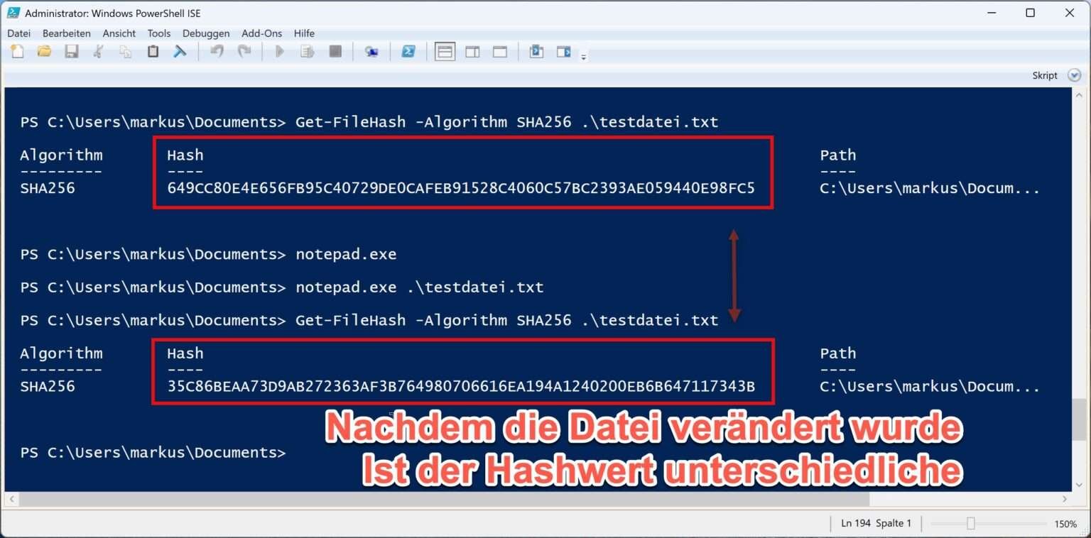 Mit der PowerShell Hashwert berechnen! » IT-LEARNER