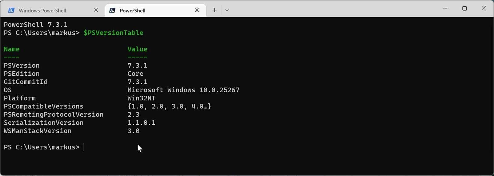 PowerShell 7 unter Windows 11 verwenden. » IT-LEARNER