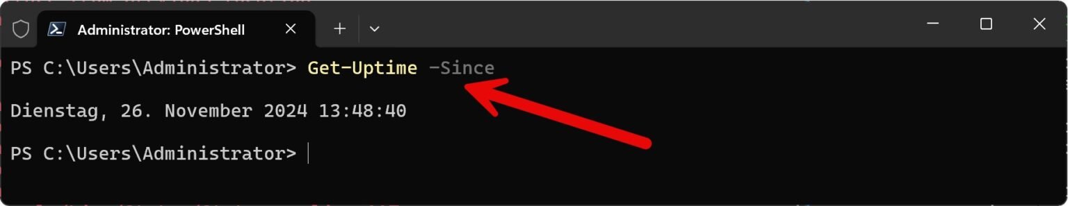 Uptime Windows Server einfach per PowerShell anzeigen